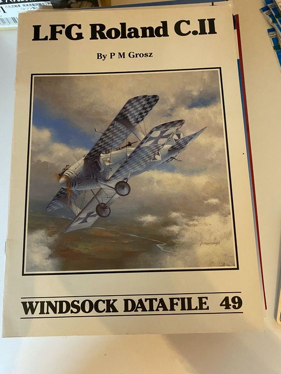 BUCH ENG LFG ROLAND C.II WWI WINDSOCK DATAFILE 49 | Kaufen auf Ricardo