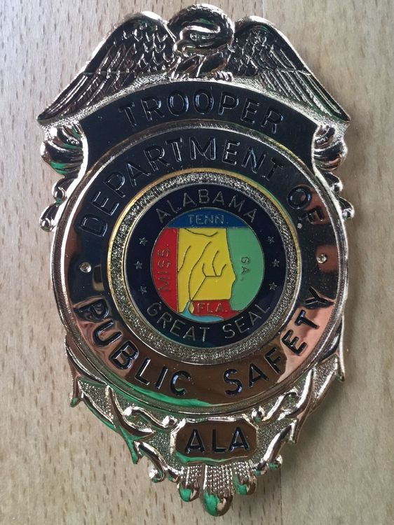 US Police Badge DEP. ALABAMA TROOPER | Kaufen auf Ricardo