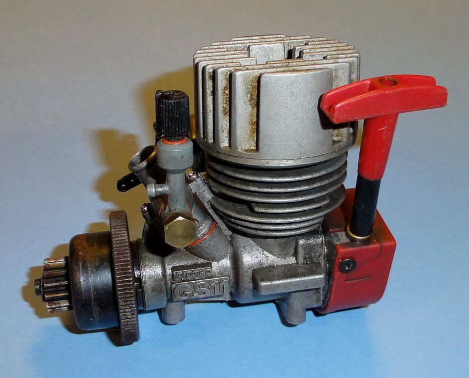 Nitro-Motor für 1:10 - Kyosho GS11 2,5 ccm mit Seilzug (Gebraucht) in ...