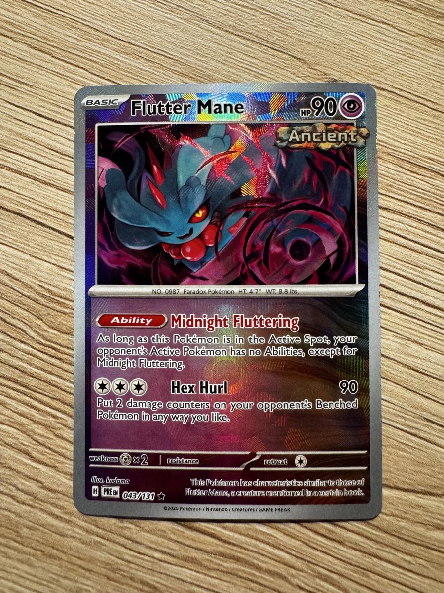 Carte Pokémon Flutter Mane Poke Ball 043/131 PRE (Neuf (Voir ...