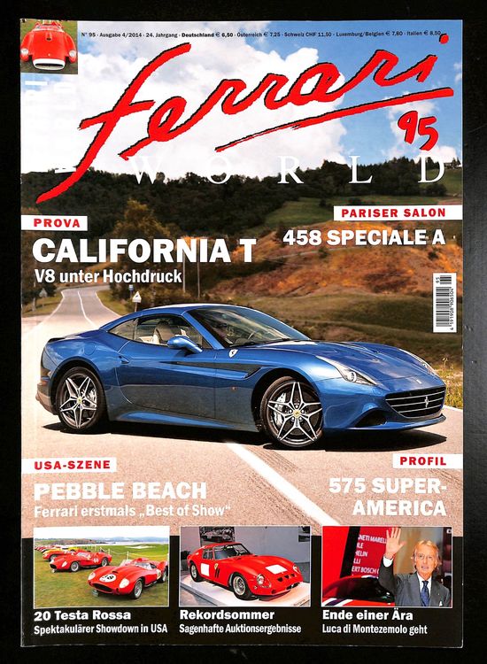 ferrari WORLD Heft 4 (2014) "California T, 458 Testa Rossa" (Gebraucht ...
