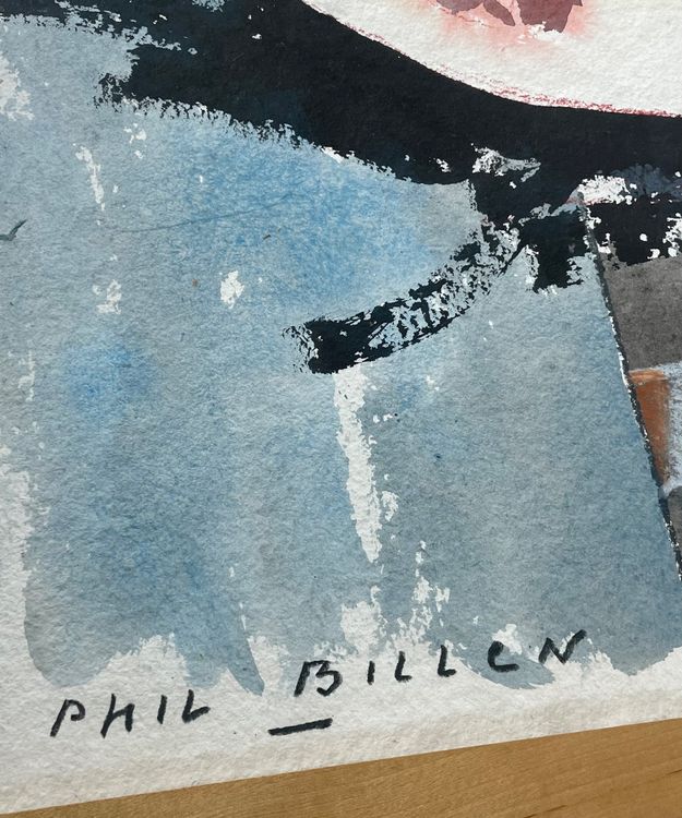 Phil Billen (1954) grosse Mischtechnik (Gebraucht) in Root für CHF 20 ...