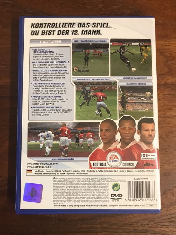 FIFA & PRO EVOLUTION PS2 PlayStation 2 Fussball Games Set (Gebraucht ...