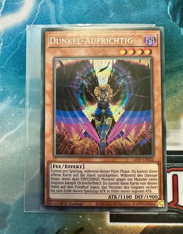 Yu Gi Oh Dunkel Aufrichtig Secret Rare Liov De022 Kaufen Auf