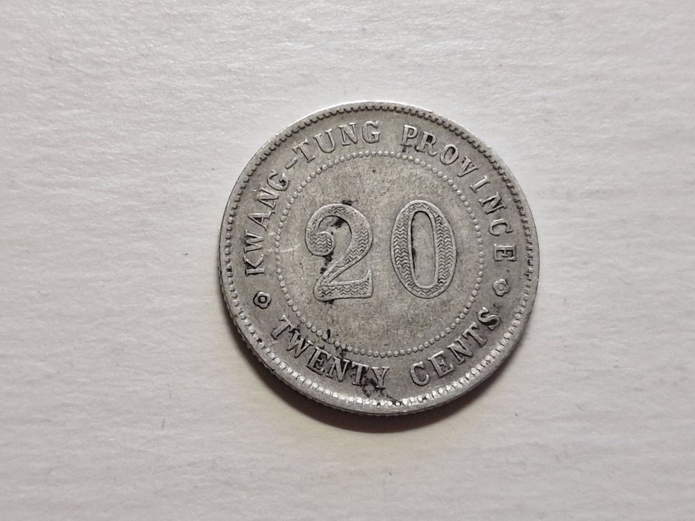 China Kwang Tung Province 20 Cents Silber. | Kaufen auf Ricardo