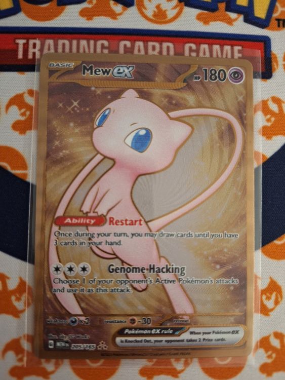 Pokemon 151 Mew ex 205/165 Gold Metal Card Promo (Gebraucht) in für CHF ...