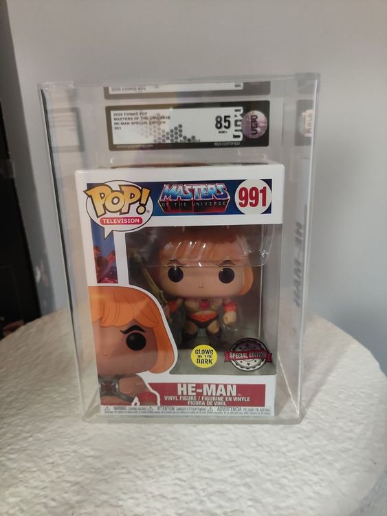Funko Pop RGS Grading 85 Silber He-Man (Neu und originalverpackt) in ...