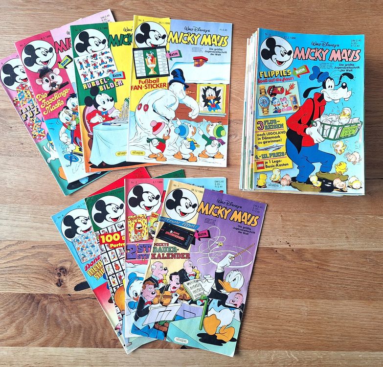 Micky Maus Hefte Jahressammlung 1986 (Gebraucht) in Schaffhausen für CHF 30 – mit Lieferung auf ...