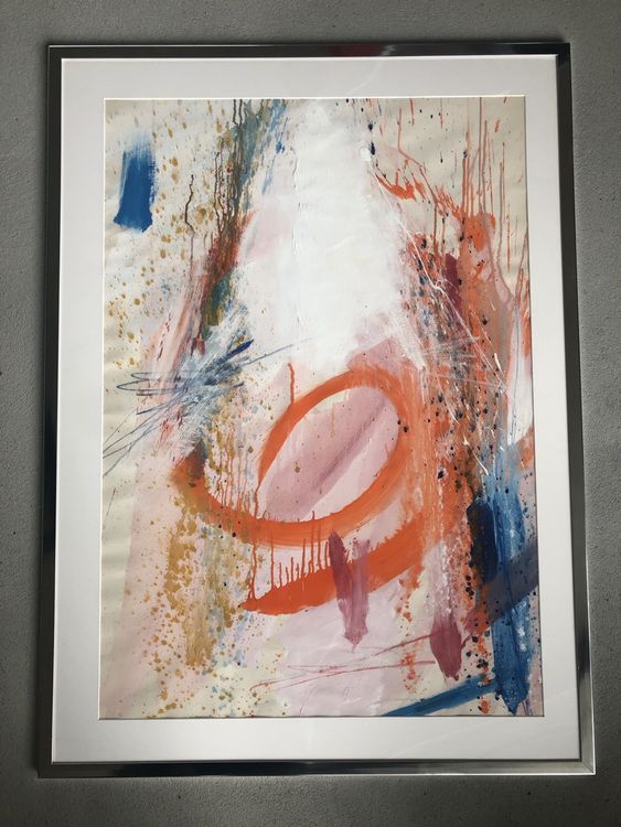 Esther Brunner, Mischtechnik auf Papier, 1958 „o. Titel“ (Gebraucht) in Bern für CHF 600 – nur ...