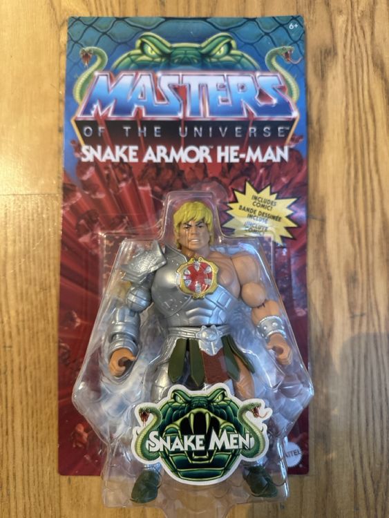 MOTU Origins Masters of the Universe Snake Armor He-Man (Neu und ...
