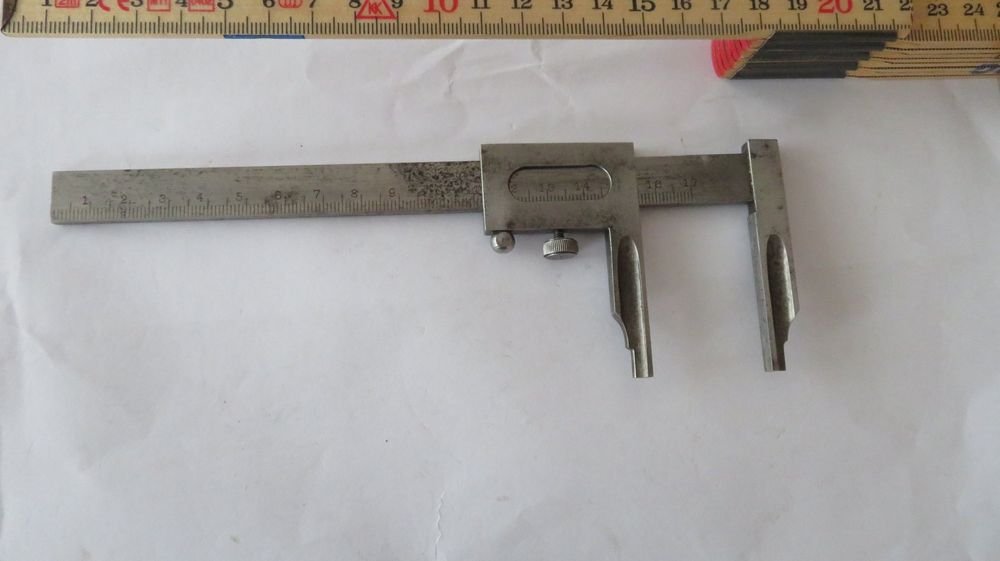 Schiebelehre, Messlehre antik cm und zoll | Kaufen auf Ricardo