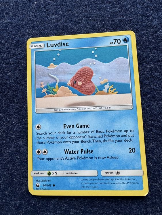 Carte Pokémon Luvdisc 44/168 | Kaufen auf Ricardo