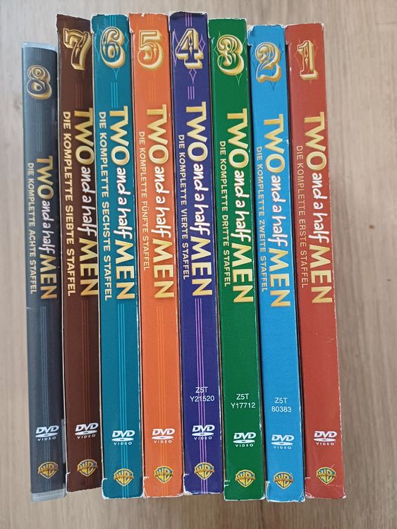 Two and a Half Men, DVD Box, Staffel 1-8, Komplett! (Neu (gemäss ...