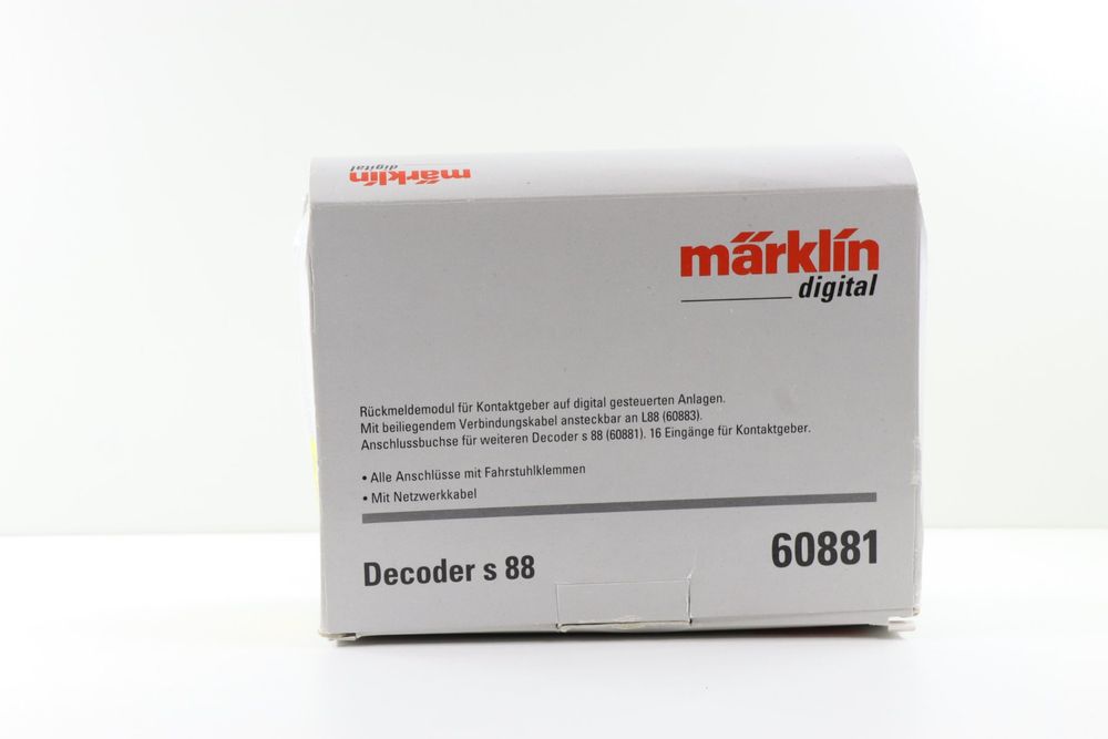 Märklin 60881 Decoder S 88 (Neu (gemäss Beschreibung)) in Ried ...