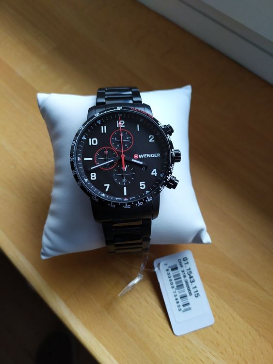 Wenger Attitude Chrono Armbanduhr schwarz NEU mit Garantie (Neu und originalverpackt) in Zürich ...