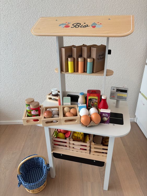 Schöne Kaufladen Mit Zubehör 69 Teilig Aldi Bilder