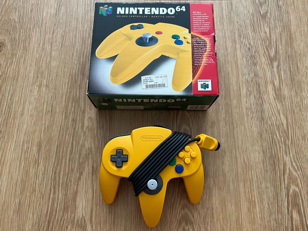Original Nintendo 64 Controller Gelb OVP ***TOP*** | Kaufen auf Ricardo