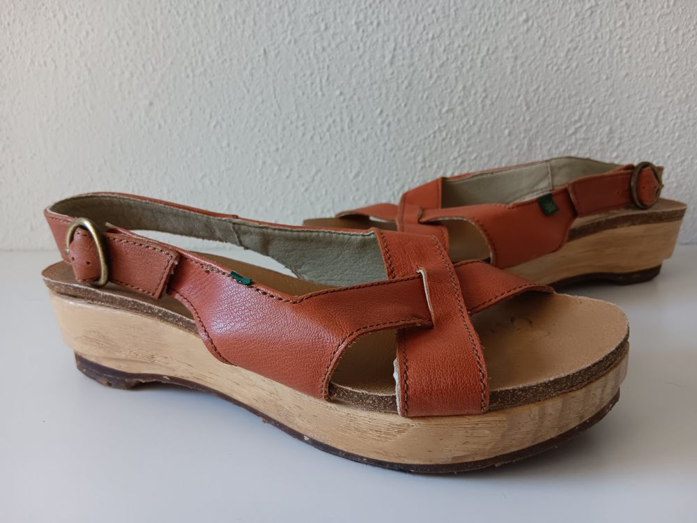 EL NATURALISTA Sandales en cuir / Leder Sandalen N° 37 (Gebraucht) in ...