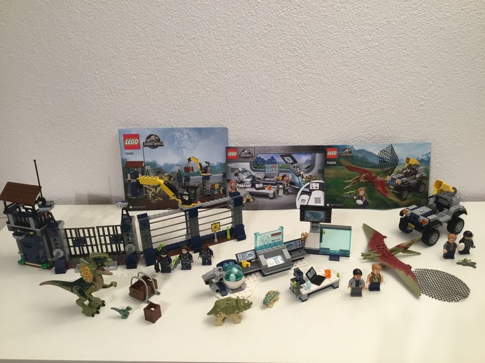 Lego Jurassic World 3 Sets 75931+75939+75926 komplett | Kaufen auf Ricardo