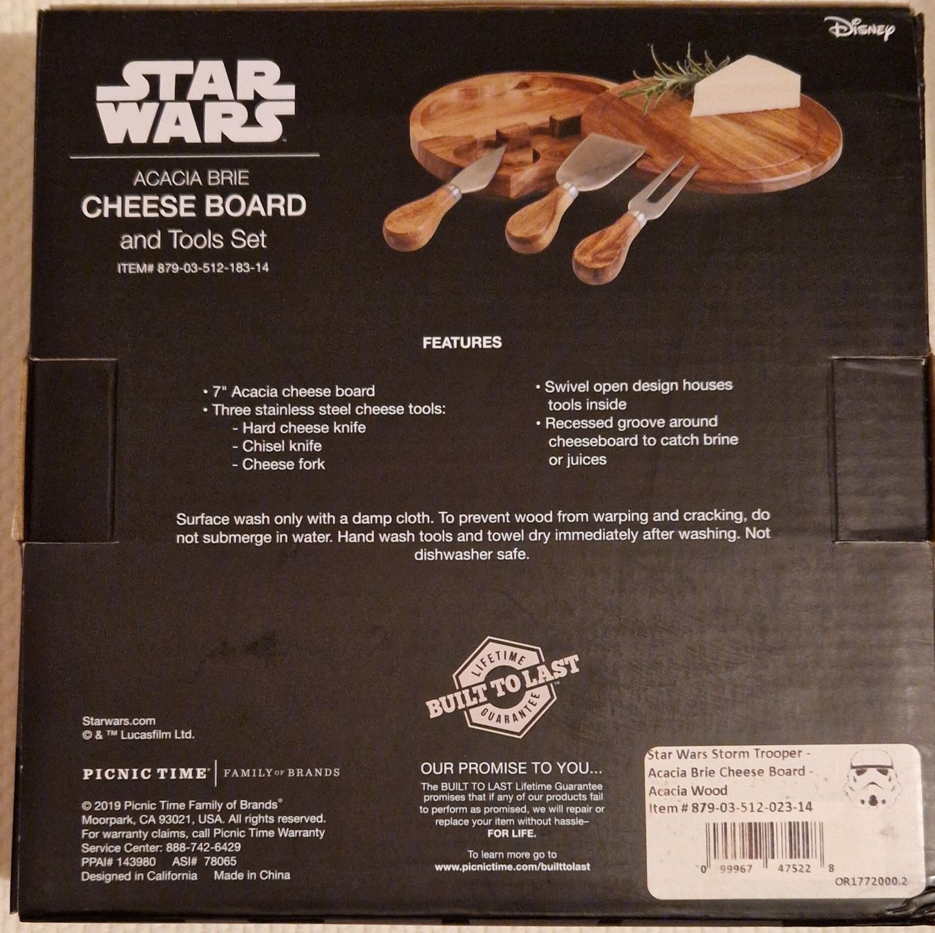 Star Wars Cheese Board the dark side Disney 2019 (Neu (gemäss ...