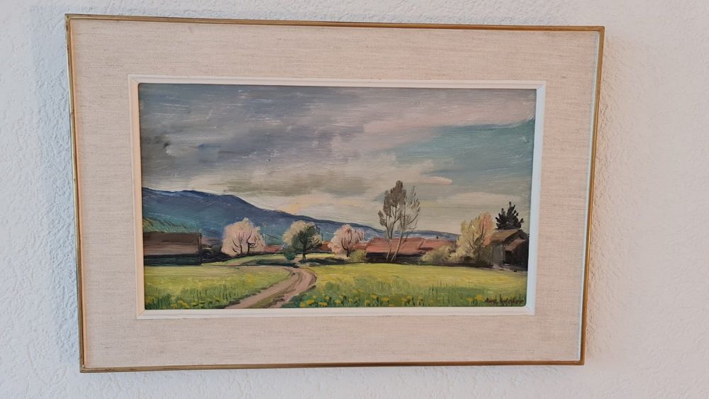 Gemälde Landschaft von August Weber (1898 - 1957) | Kaufen auf Ricardo