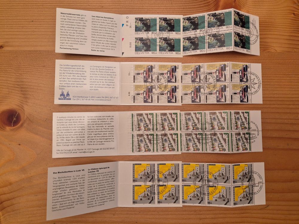 CH-PP Markenheftli alle mit ET-Stempel Zustand gemäss Bilder (Gebraucht ...