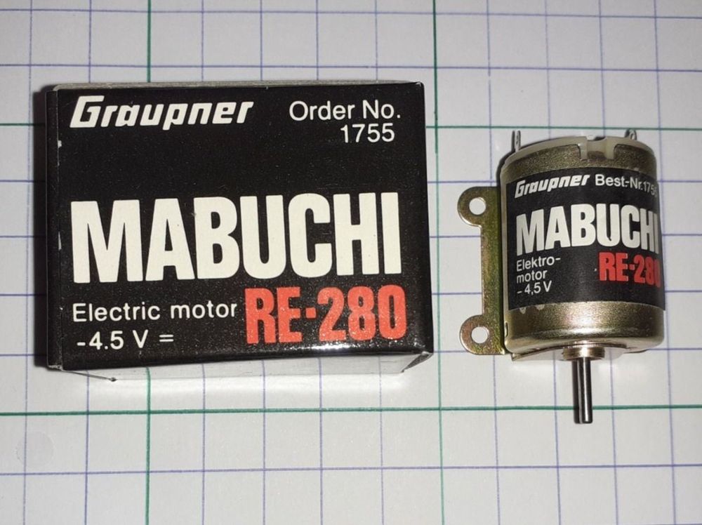 Mabuchi RE-280 Graupner 1755 (1 Stück) (Neu und originalverpackt) in ...