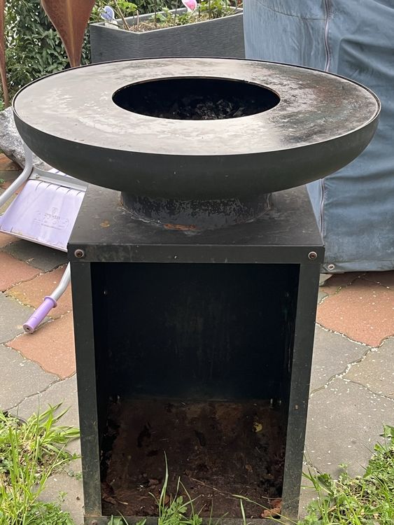 Feuerring Feuerschale Grillring mit Holz Depot grillen Feuer | Kaufen ...