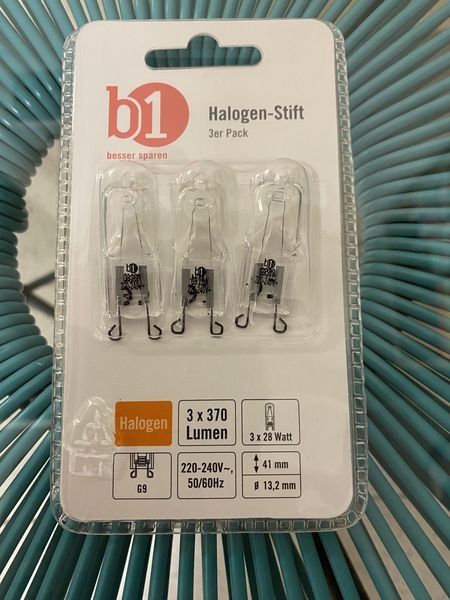 HALOGEN STIFT FASSUNG G9 DIMMBAR: 21 STÜCK (NEU + OVP) (Neu und ...