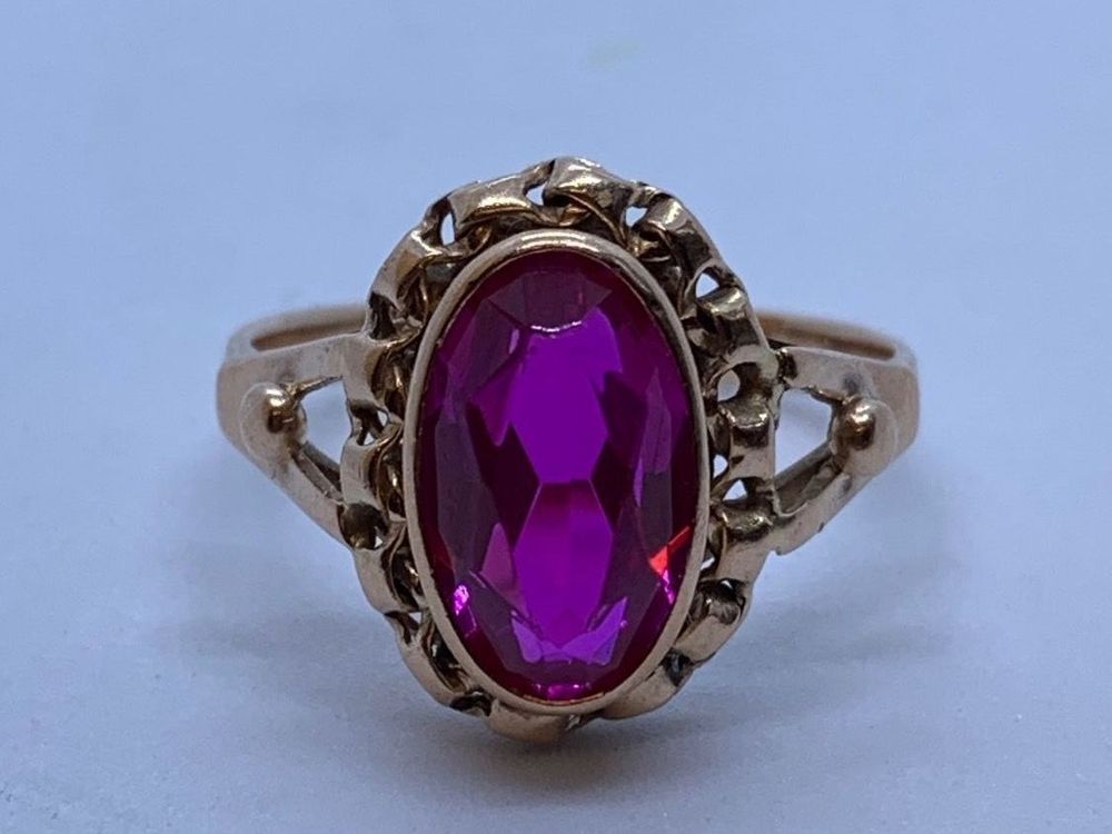 ab 1.- antiker Rubinring in 18kt | Kaufen auf Ricardo