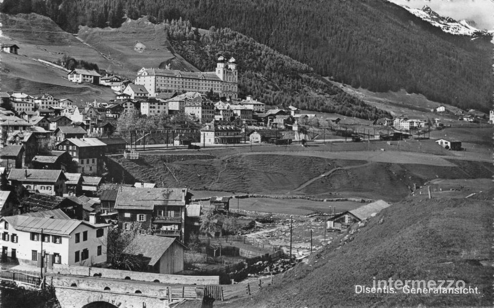 Disentis GR // 1943 Bahnhof Generalansicht (Gebraucht) in Basel für CHF ...