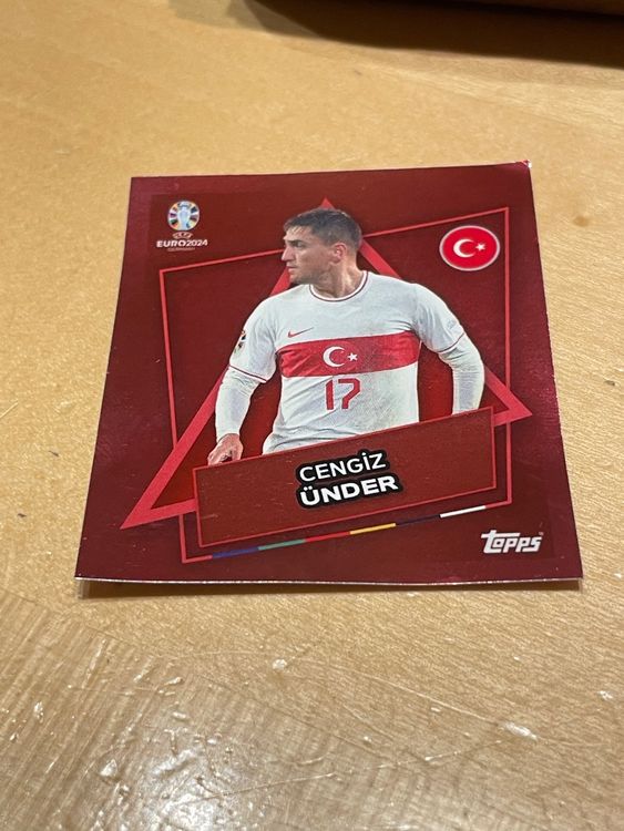Topps Euro EM 2024 TUR SP Cengiz Ünder Sticker | Kaufen auf Ricardo