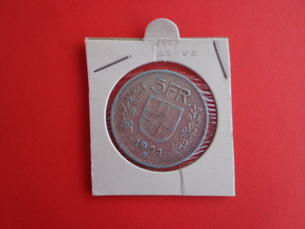 5 Franken 1952 ss - vz (Gebraucht) in Wittenbach für CHF 25 – mit Lieferung auf Ricardo kaufen