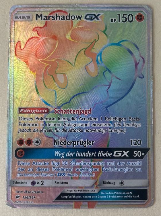 Marshadow GX - Secret Rare - Rainbow | Kaufen auf Ricardo