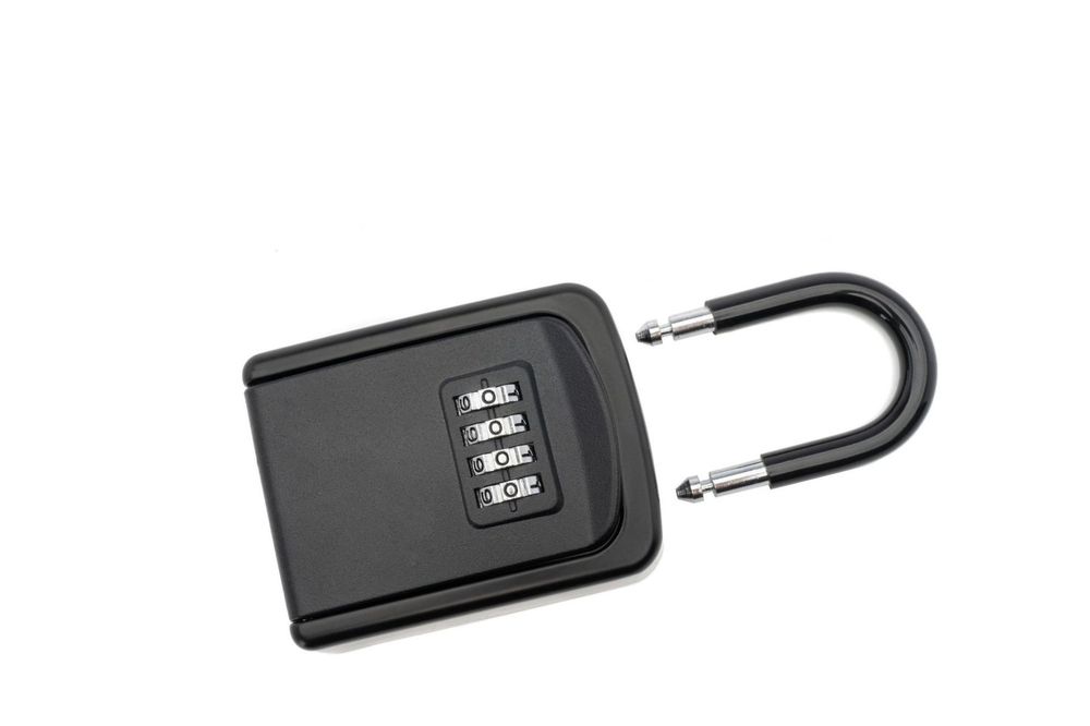 Schlüsselbox mit Code Hohe Sicherheit Wetterfest mit Bügel (Neu (gemäss ...