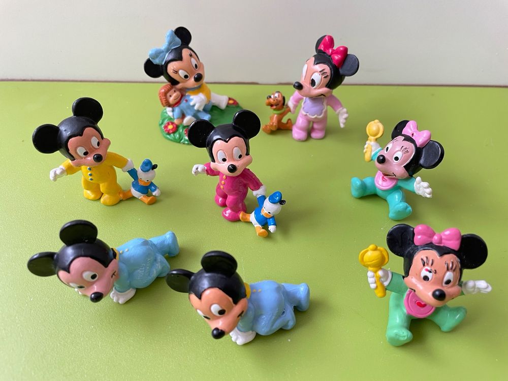 8x 80er Disney Baby Babies Comic Figur: Minnie Mickey Bully (Gebraucht) in Gossau SG für CHF 44 ...