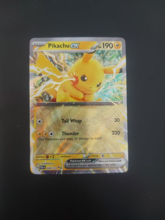 Pikachu ex #028 Prismatic Evolutions EN (PRE) | Kaufen auf Ricardo