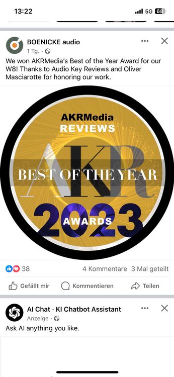 Subwoofer mit Satelliten vom Award-Gewinner Sven Boenicke | Kaufen auf Ricardo