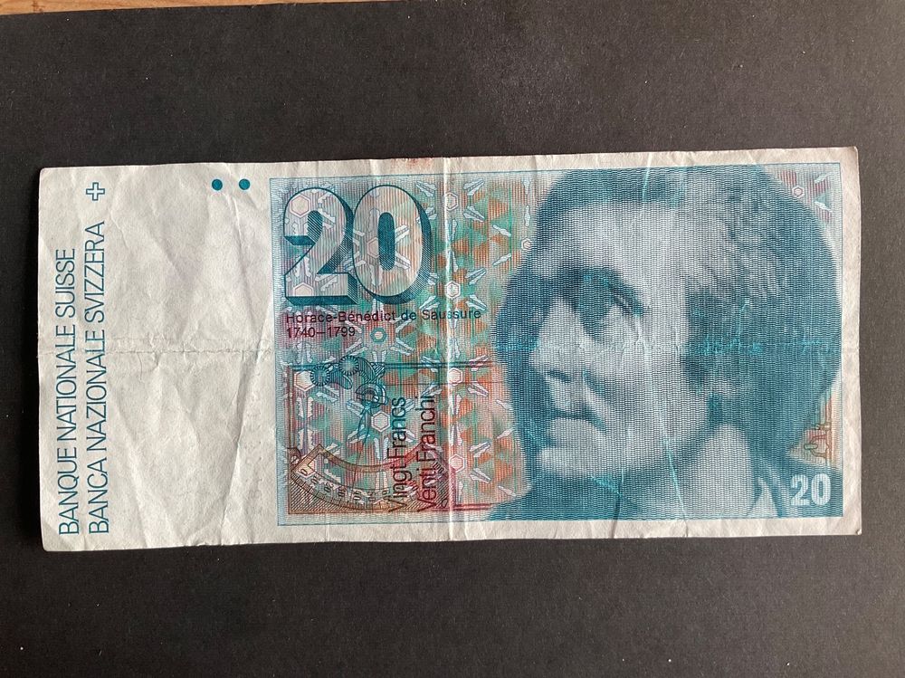 Schweizer Banknote 20.00 | Kaufen auf Ricardo