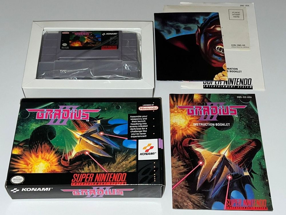 Super Nintendo (SNES) - Gradius III/Gradius 3 (OVP) [USA] | Kaufen auf ...