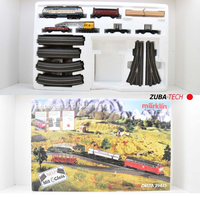 Märklin 29425 Startset Güterzug 4-tlg DB H0 WS Delta mit OV (Gebraucht ...