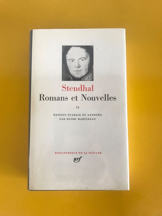 Stendhal roman volume II - La Pléiade (Gebraucht) in Ecuvillens für CHF ...