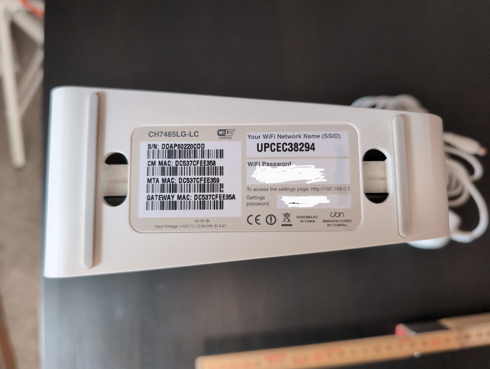 Gebrauchte Connect Box Cable Modem CH7465LG-LC (Gebraucht) in Aathal ...