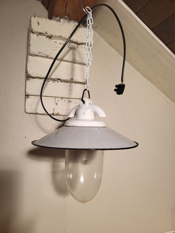 alte Stalllampe mit Glas neu Elektrifiziert (Gebraucht) in Zürich für ...