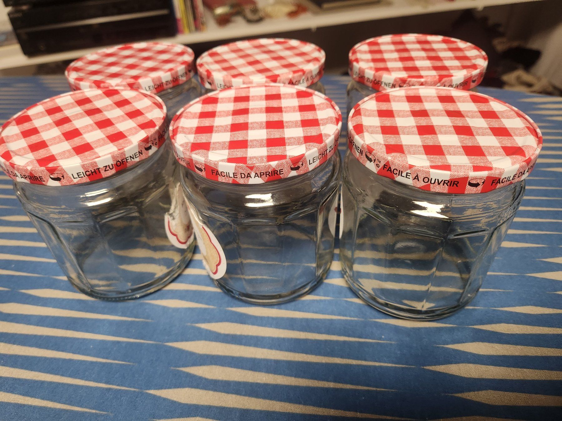 6 Konfi-Gläser / Marmeladengläser mit Deckel (Gebraucht) in kreuzlingen ...