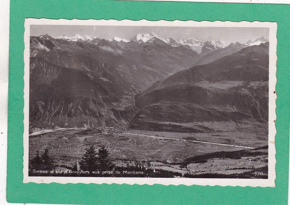 Sierre et Val d' Anniviers vue prise de Montana (Gebraucht) in Herisau für CHF 0.7 – mit ...