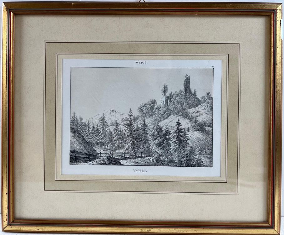 Ortsansicht Alte Lithographie (Gebraucht) in Neuhausen am Rheinfall für CHF 1 – mit Lieferung ...