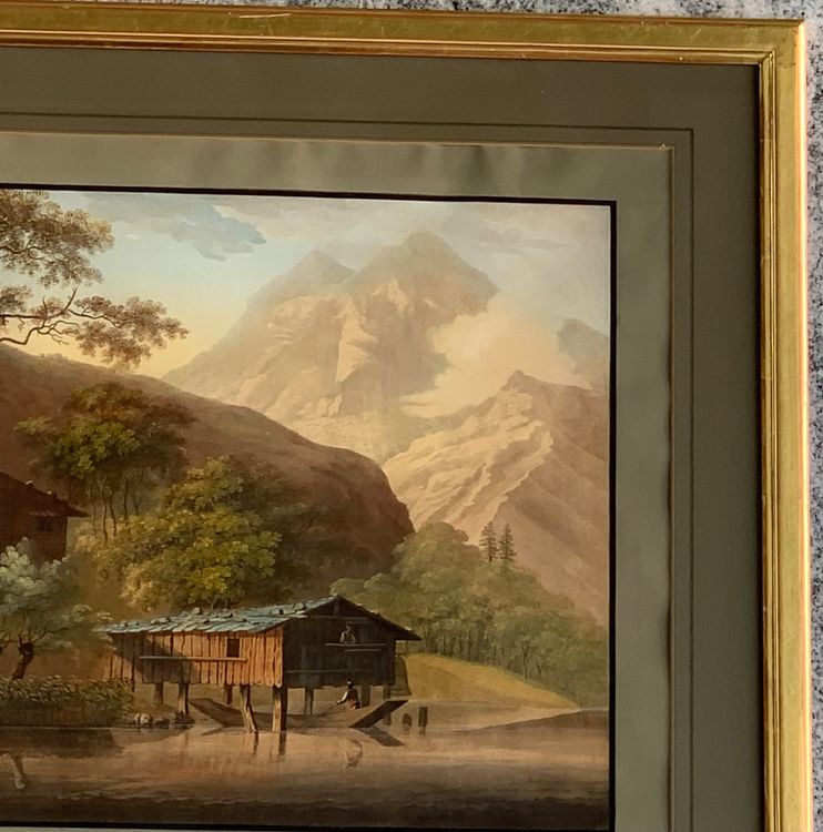 Johann Heinrich BLEULER (1758-1823)Umrissradierung Coloriert | Kaufen auf Ricardo