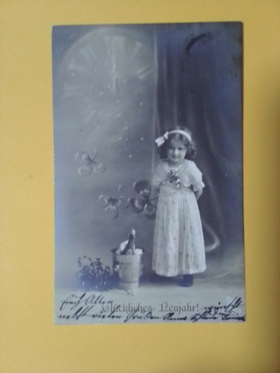 AK Neujahr Mädchen Champgnerkübel (104) | Kaufen auf Ricardo