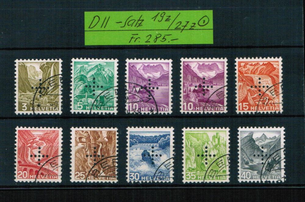 DII - Satz 19z-27z - gestempelt | Kaufen auf Ricardo